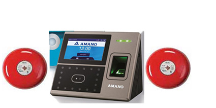 Time Clock Outlet - Amano AFR-200 Multi-Bio AFR200/A978 Bio-Bell System